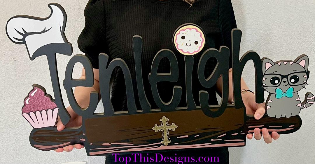 Custom Wall Sign with Vinyl – TopThisDesigns.com